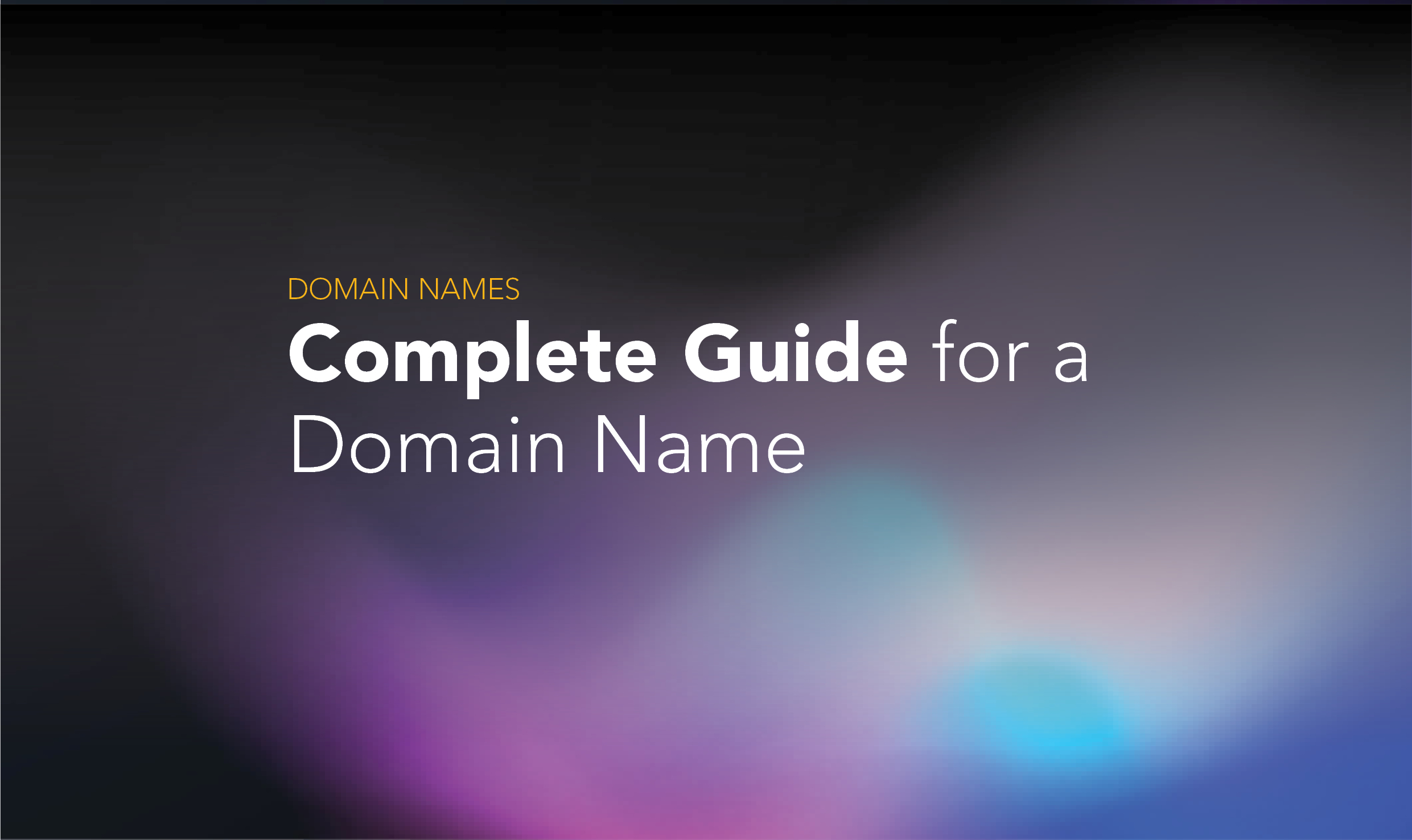 Complete Guide for a domain name - BeDot Media Group